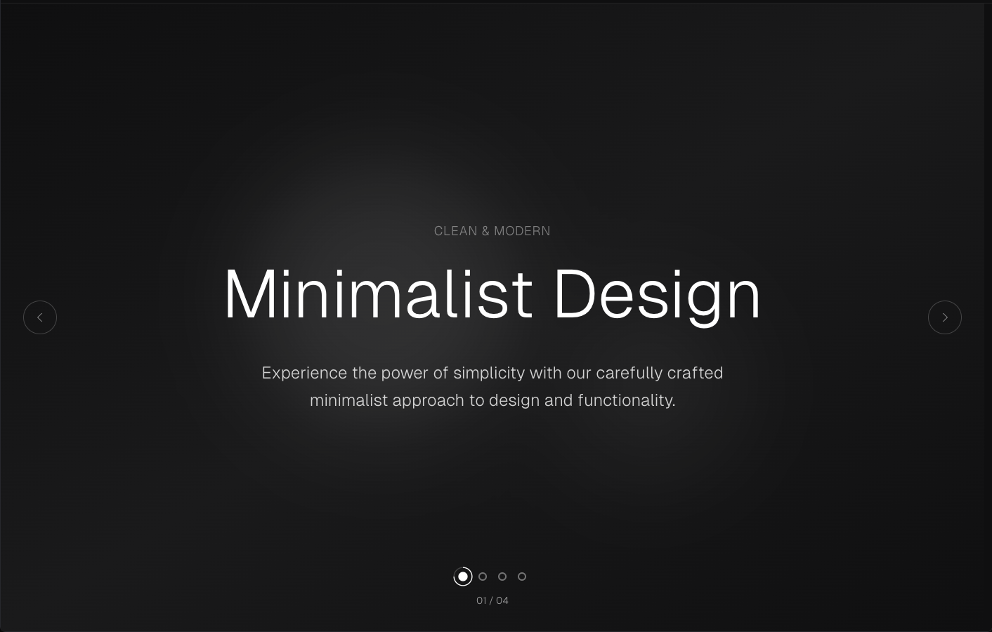 v0 - Minimalist slider - v0 by Vercel